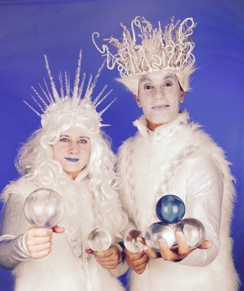 Book Ice People | Christmas Jugglers | Christmas Walkabout
