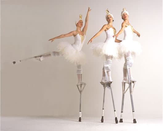 London Stilt Ballet | Ballet Dancers on Stilts | Stilt Ballerinas