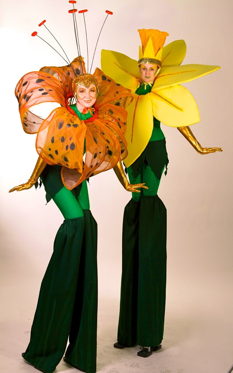 Flower Rangers Stilt Walkers | Spring & Easter Themed Stilts