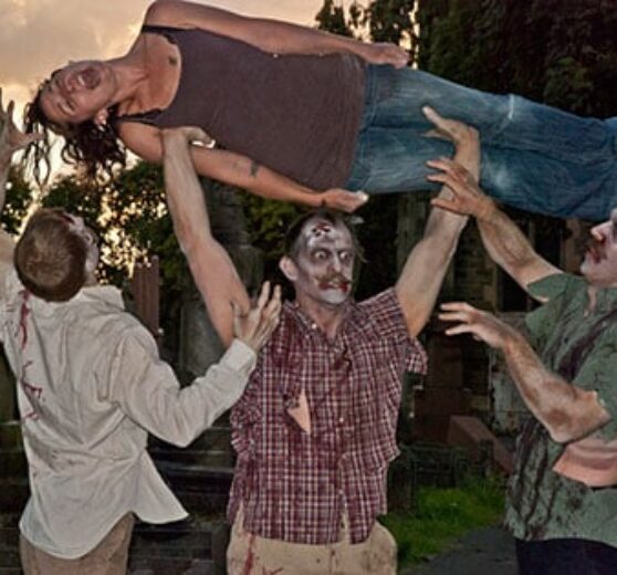 Zombie Acrobats | Themed Acrobatic Walkabout | Halloween Act