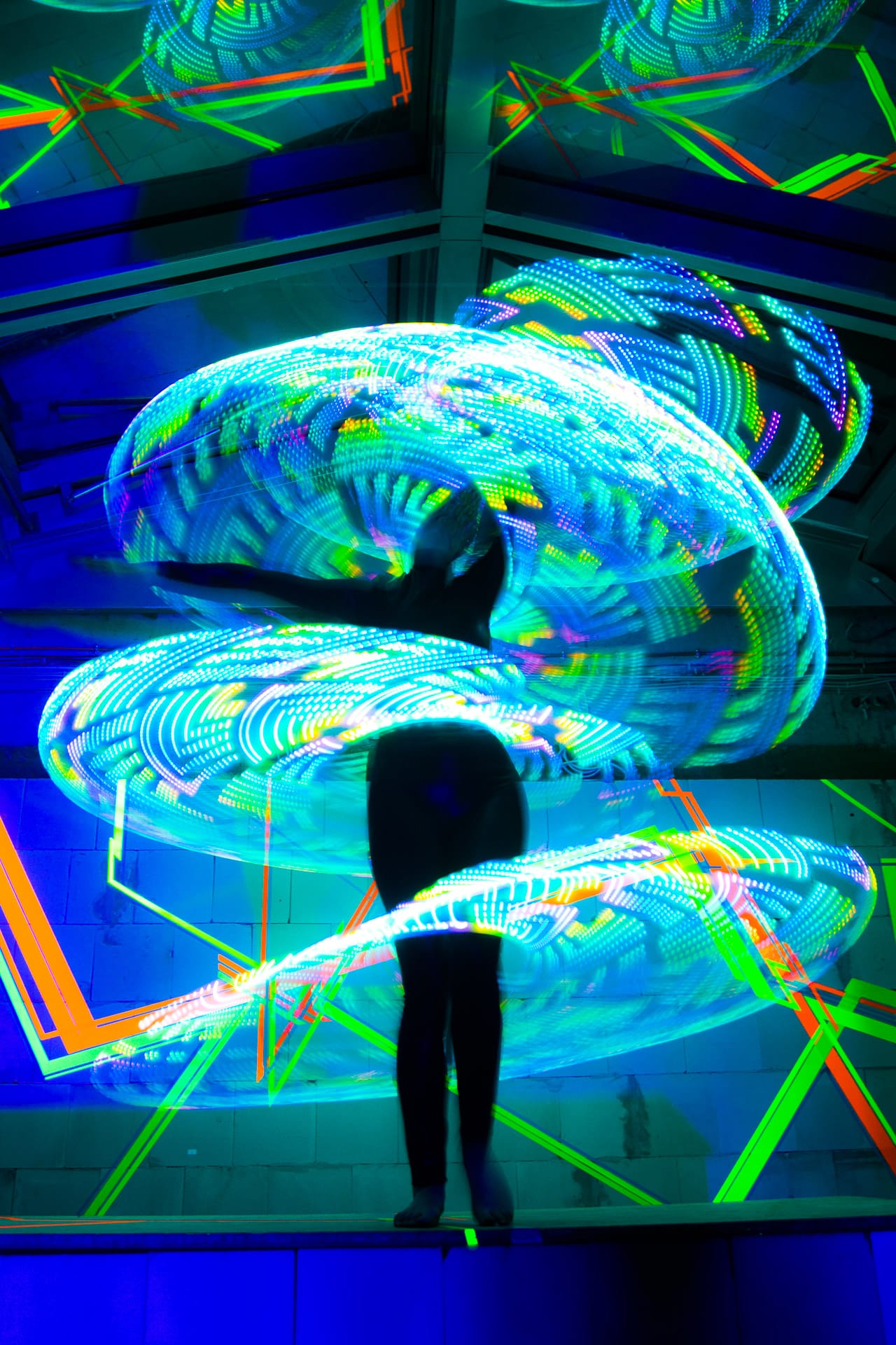 Jessie Hula Hooper | LED Hula Hoop Artist | Hire Circus Performer