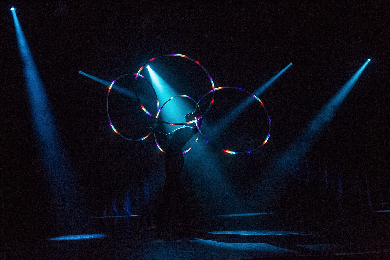 Jessie Hula Hooper | LED Hula Hoop Artist | Hire Circus Performer