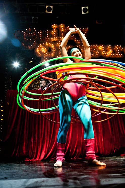 Jessie Hula Hooper | LED Hula Hoop Artist | Hire Circus Performer