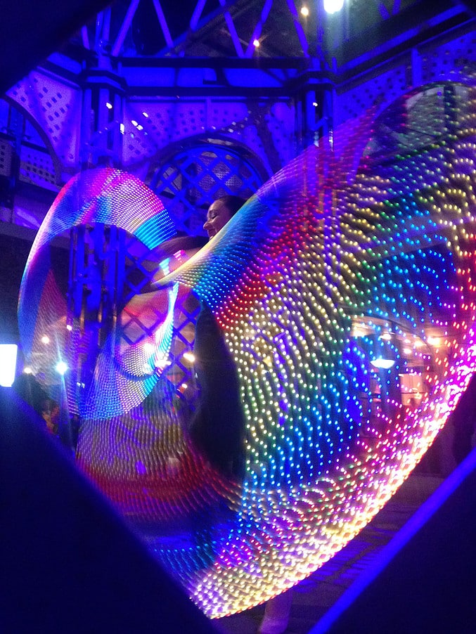 Jessie Hula Hooper | LED Hula Hoop Artist | Hire Circus Performer