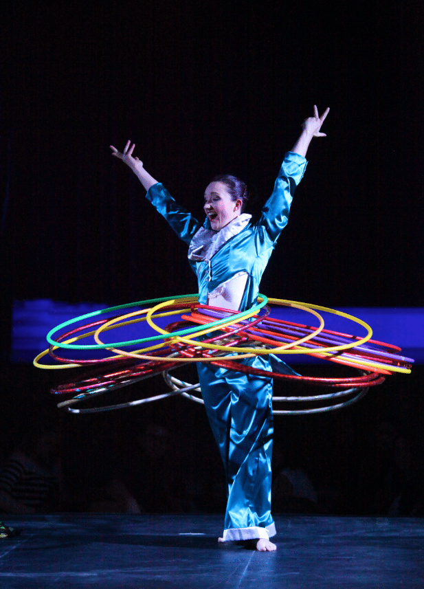 Jessie Hula Hooper | LED Hula Hoop Artist | Hire Circus Performer