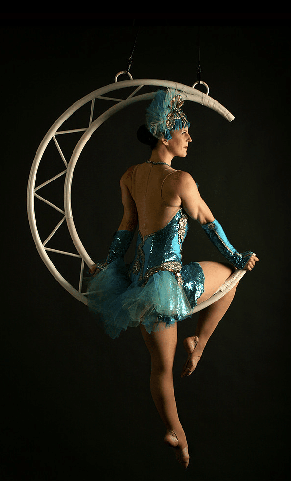 Aerial Moon | Aerial Hoop Artist to Hire | Corporate Entertainment