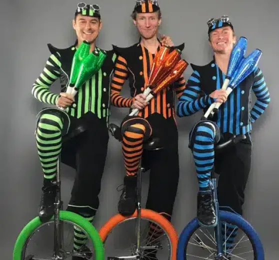 Wheel Nuts | Unicycle Circus Act | Juggling Act