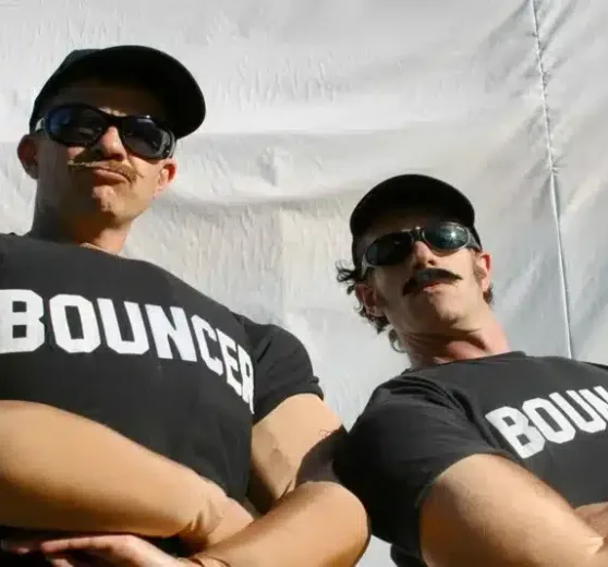 Bouncers on Stilts | Bouncing Bouncers | Comedy Walkabout Act
